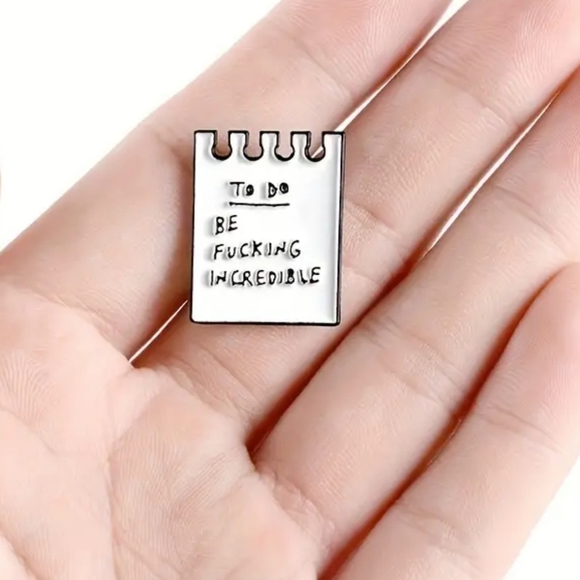 Other | Hilarious To Do List Pin | Poshmark